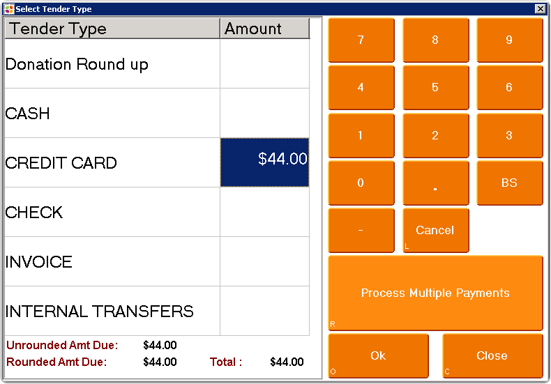 Enterprise: How do I process a swiped credit card payment?