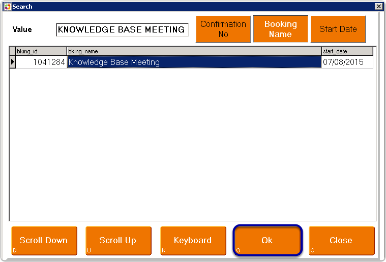 Enterprise: How do I look up a Booking through Point of Sale?