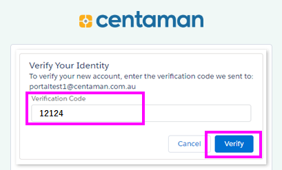 Registering at the Centaman Customer Success Portal