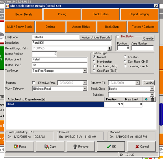 Enterprise: How do I create a multisale kit for retail items?