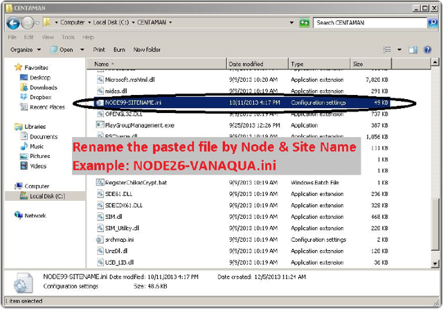 Enterprise: How do I locate and send an INI file?