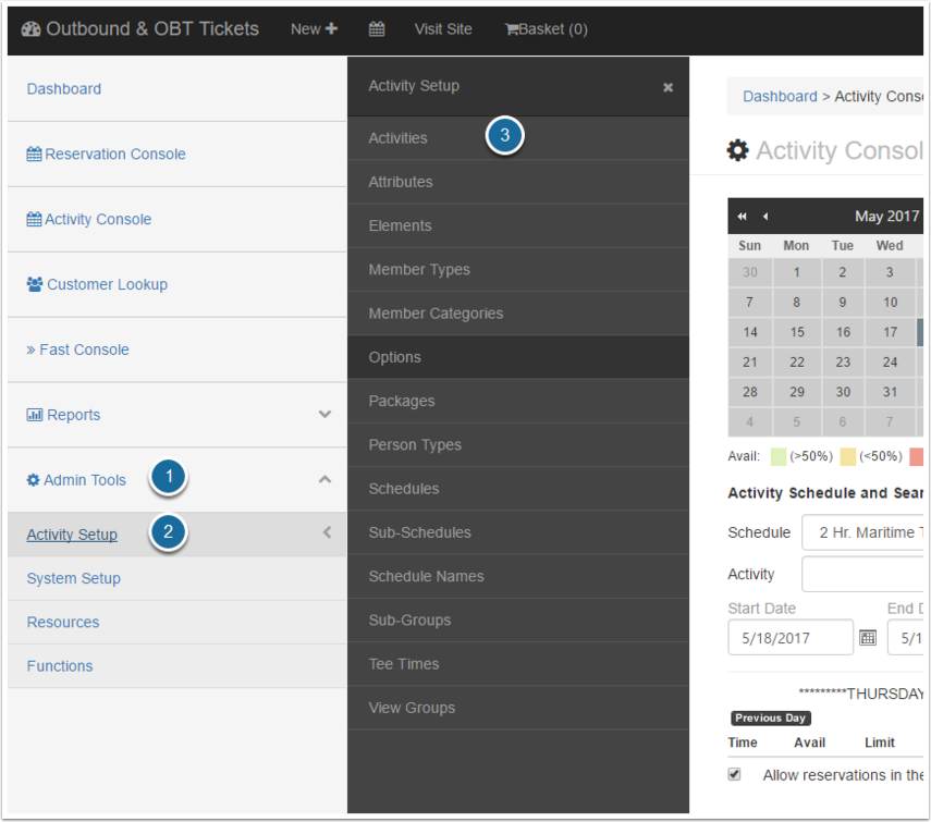 Outbound/Ascent: How to Set Up A New Activity Using A Template