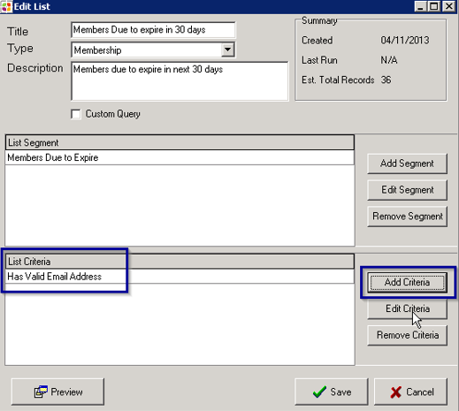 Enterprise: How do I create a list in list management?